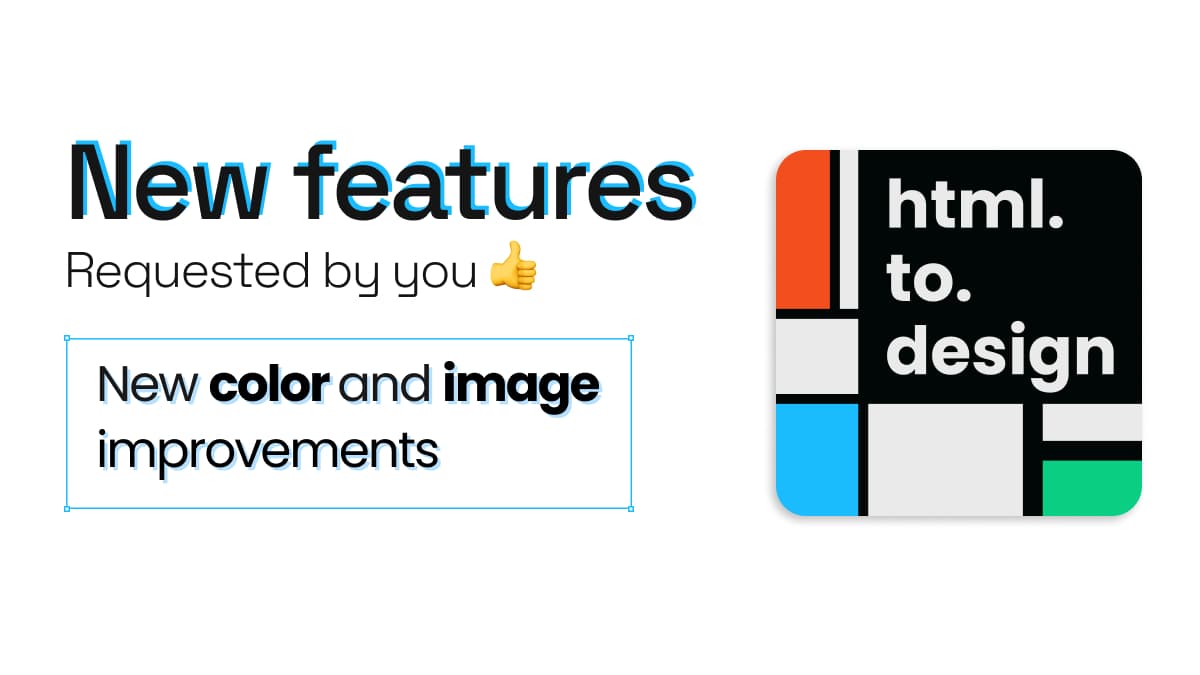 New color and image improvements